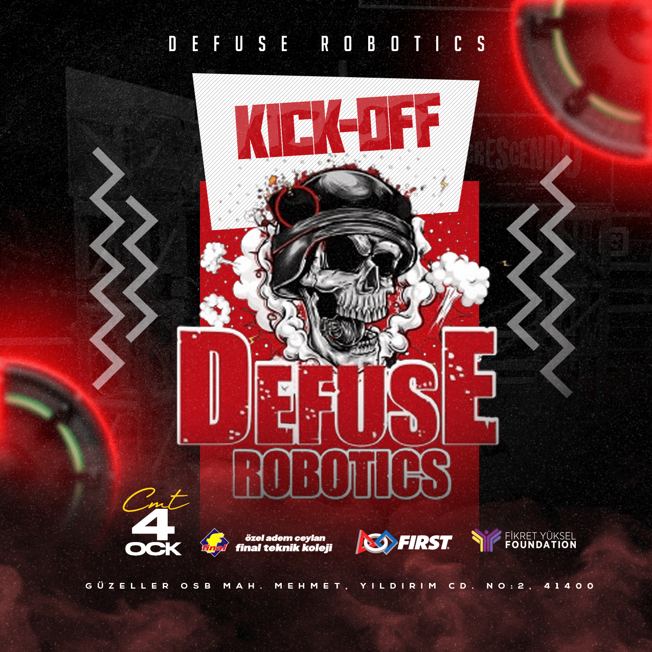 2025 Defuse Robotics Kickoff – Biletler ve Detaylar