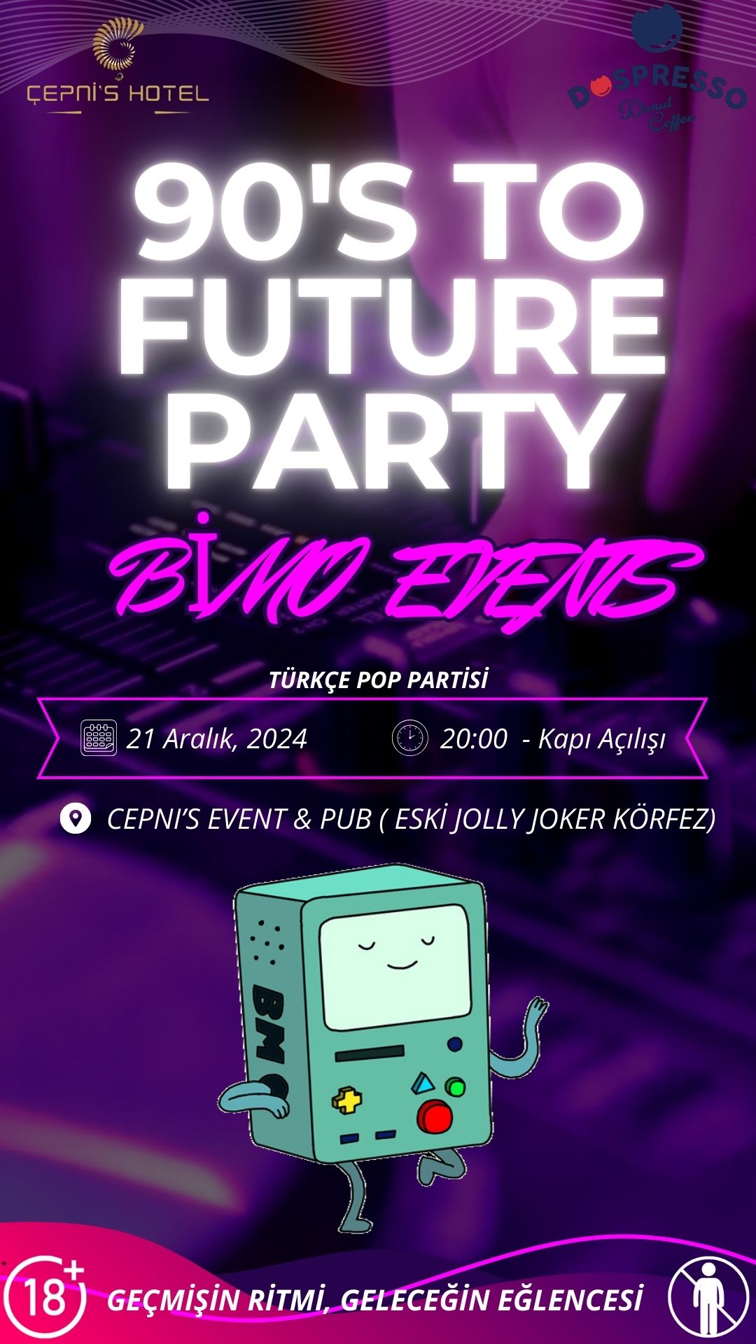 90'S TO FUTURE TURKISH POP PARTY – Biletler ve Detaylar