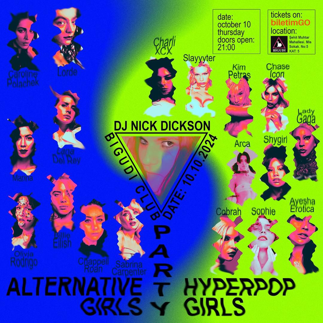 Alternative & Hyperpop Girls Party Istanbul – Biletler ve Detaylar