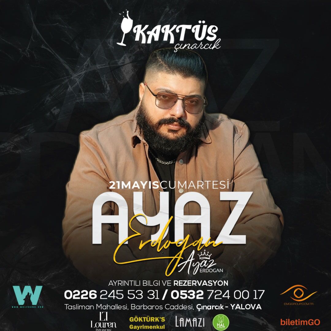 Ayaz Erdoğan – Biletler ve Detaylar