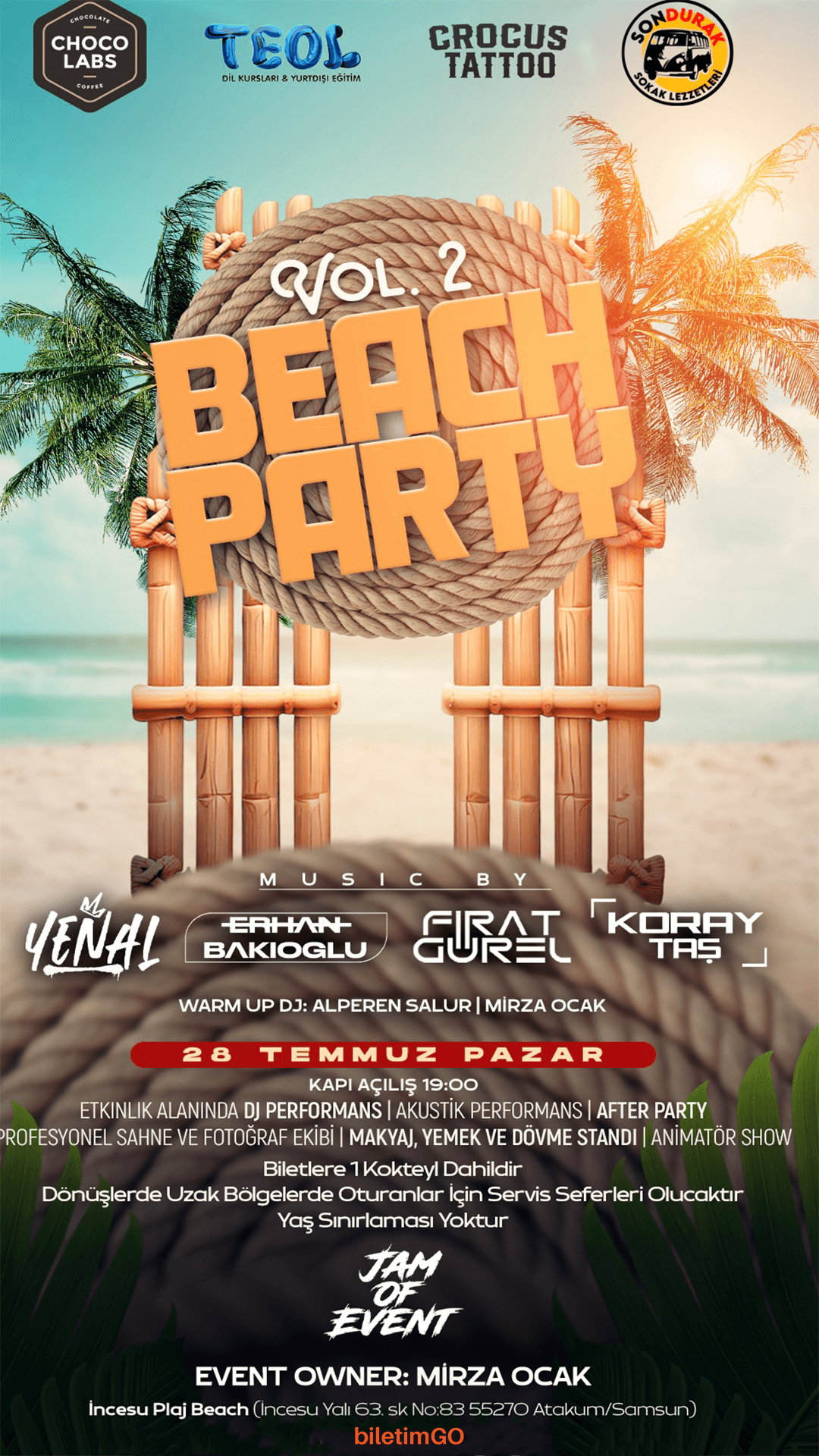 Beach Party Vol.2 – Biletler ve Detaylar