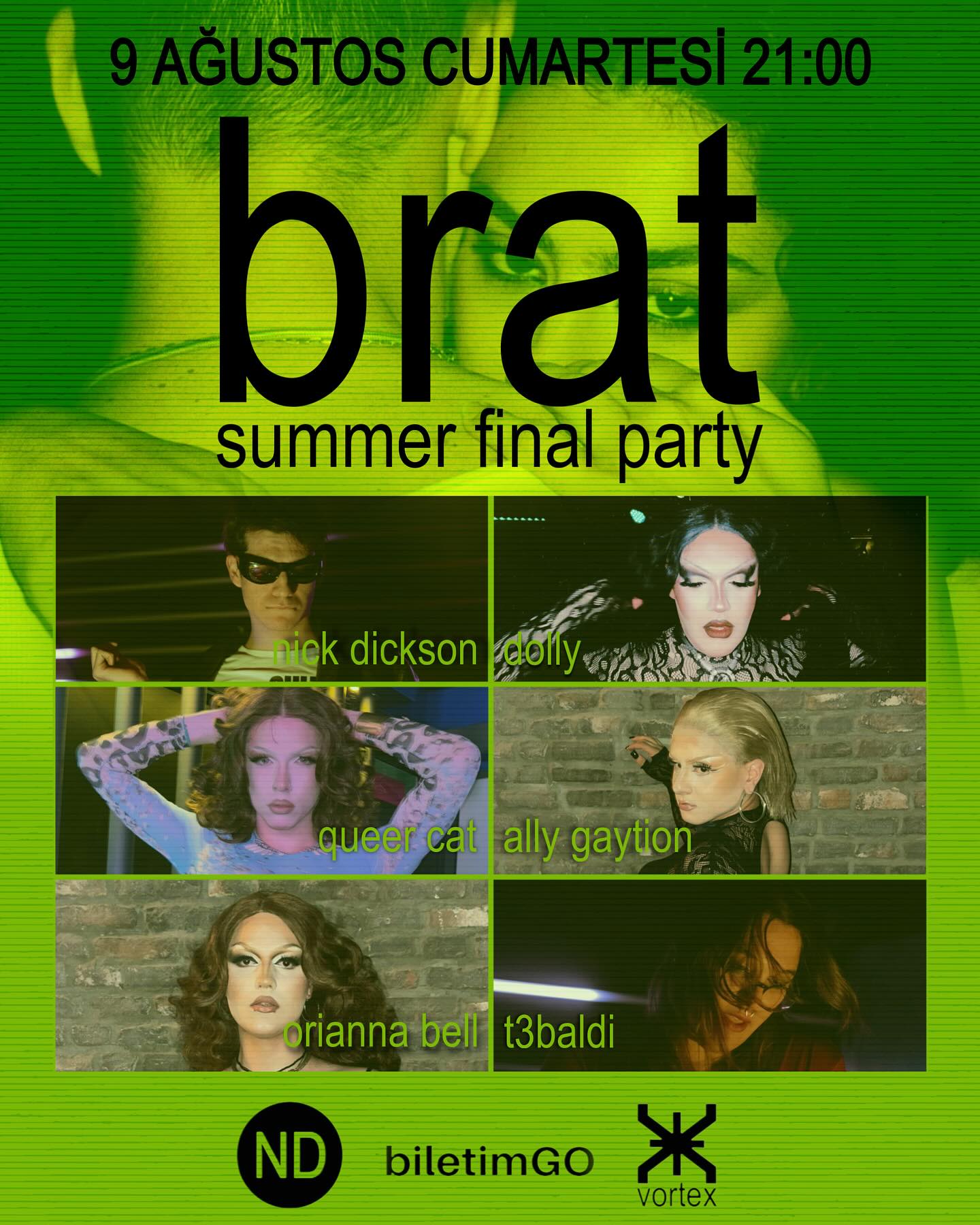 BRAT SUMMER FINAL PARTY ANKARA – Biletler ve Detaylar