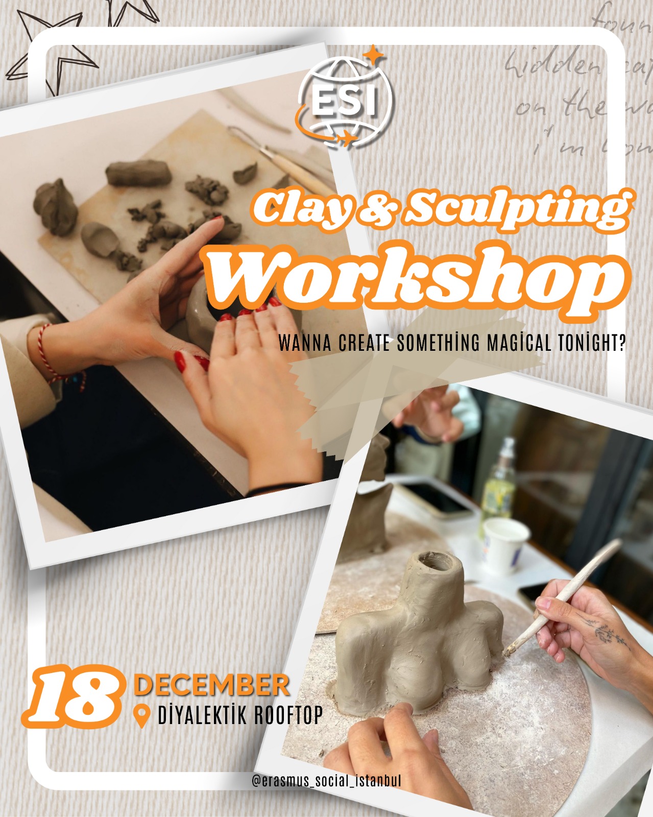 Clay & Sculpting Workshop – Biletler ve Detaylar