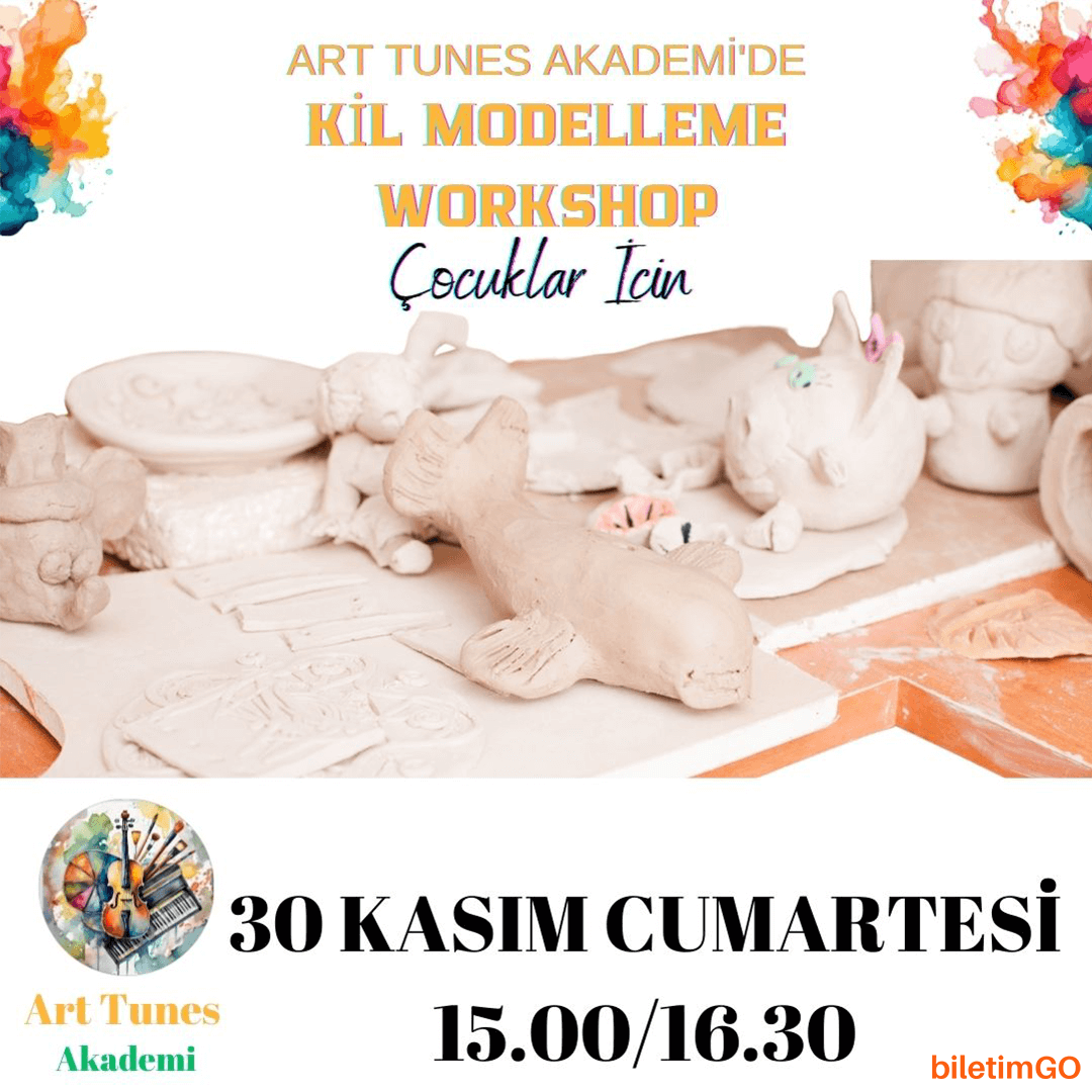 Çocuklar İçin Kil Modelleme Workshop – Biletler ve Detaylar