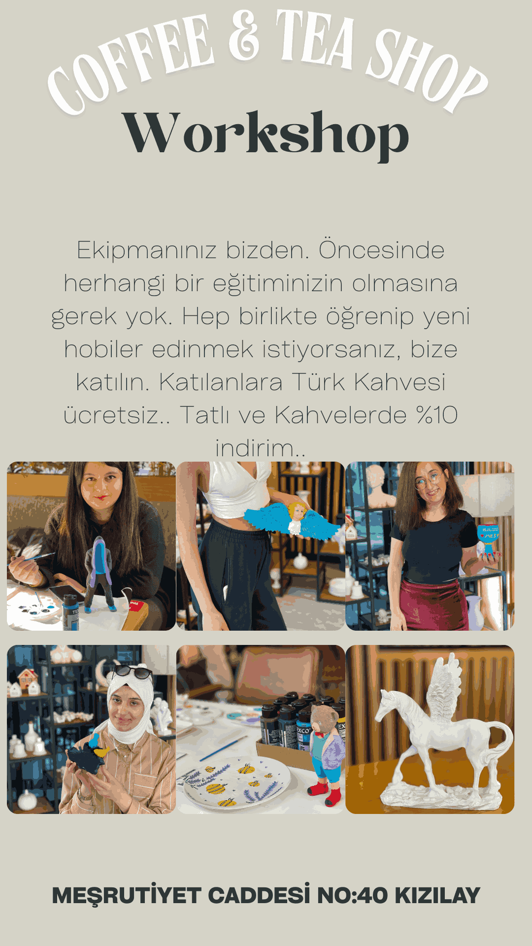Coffee & Tea Shop Workshop Etkinliği – Biletler ve Detaylar