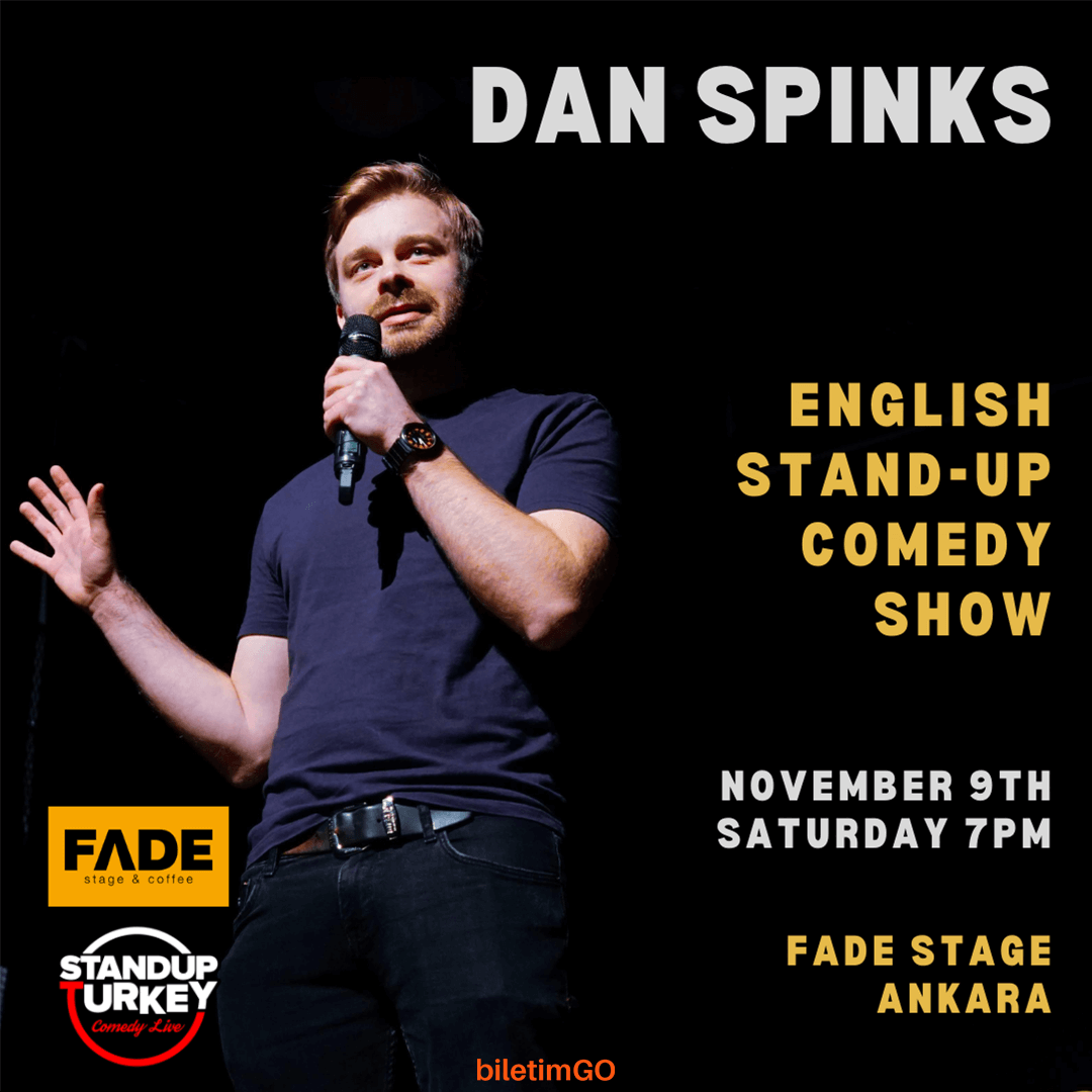 Dan Spinks - English Stand-up Comedy Show - ANKARA – Biletler ve Detaylar