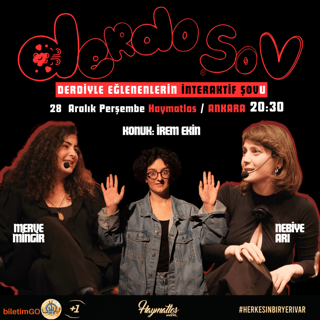 Derdo Şov (İnteraktif Komedi Şovu) – Biletler ve Detaylar