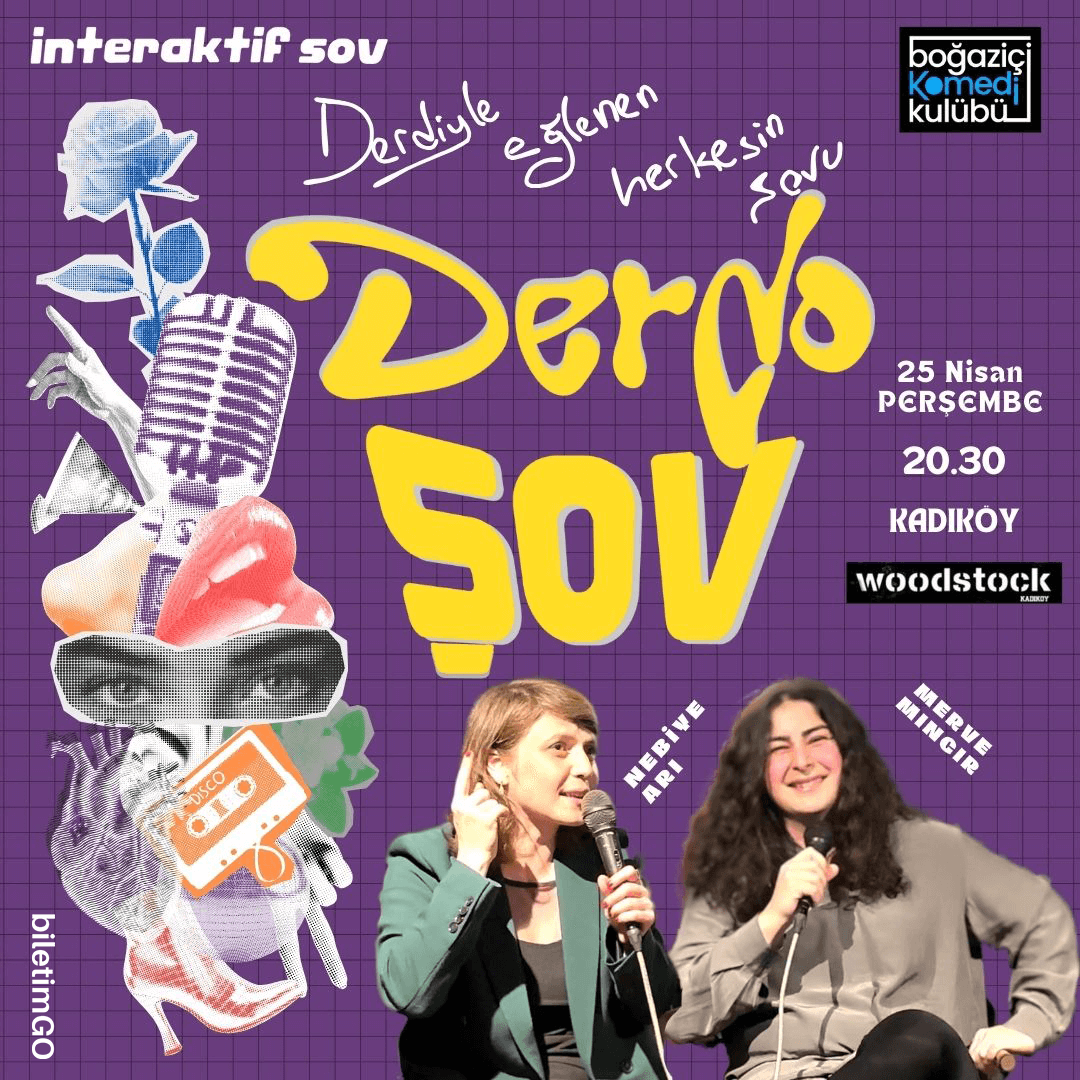 Derdo Şov (İnteraktif Komedi Şovu) – Biletler ve Detaylar