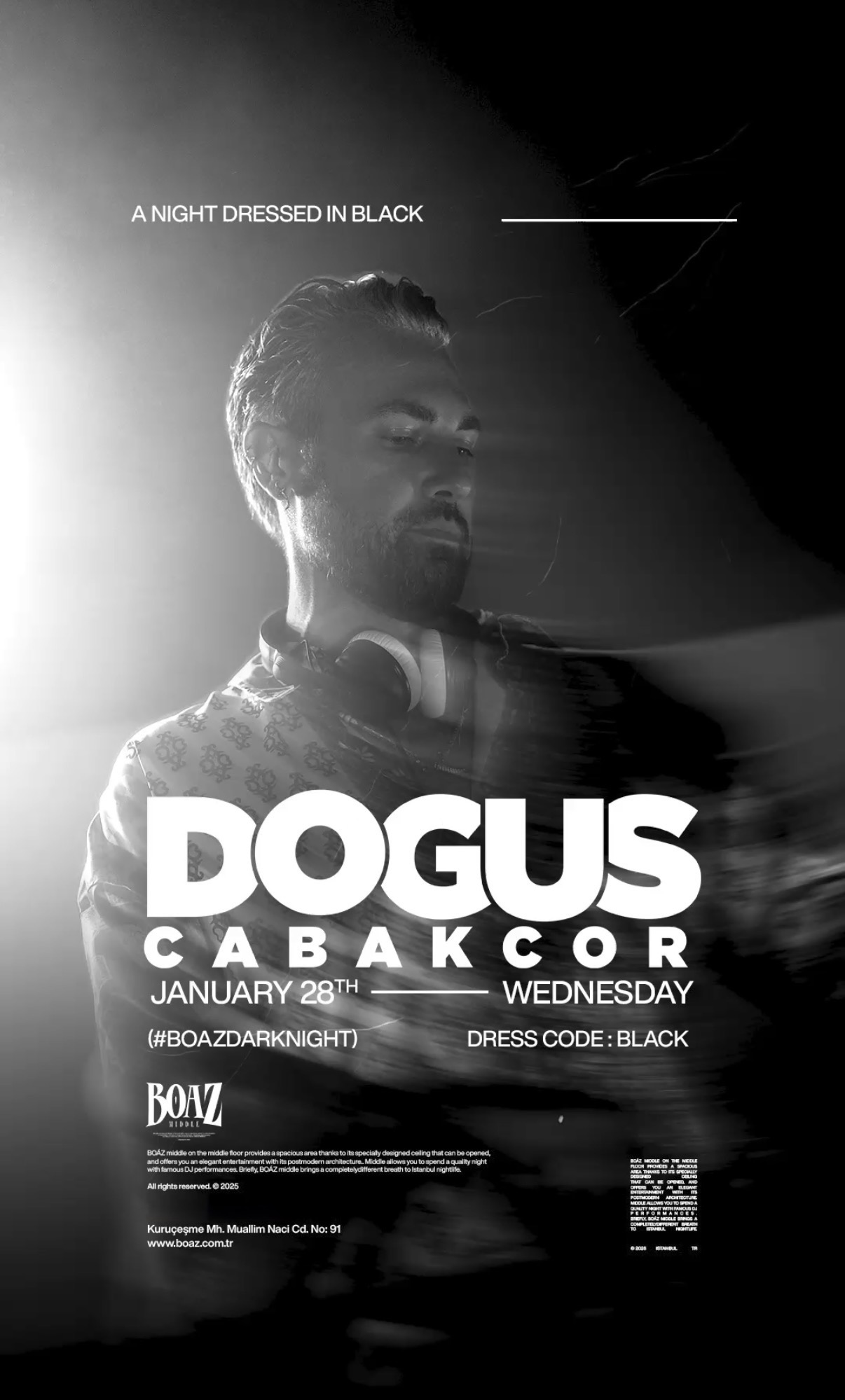 DOĞUŞ CABAKCOR - BOAZ MIDDLE – Biletler ve Detaylar