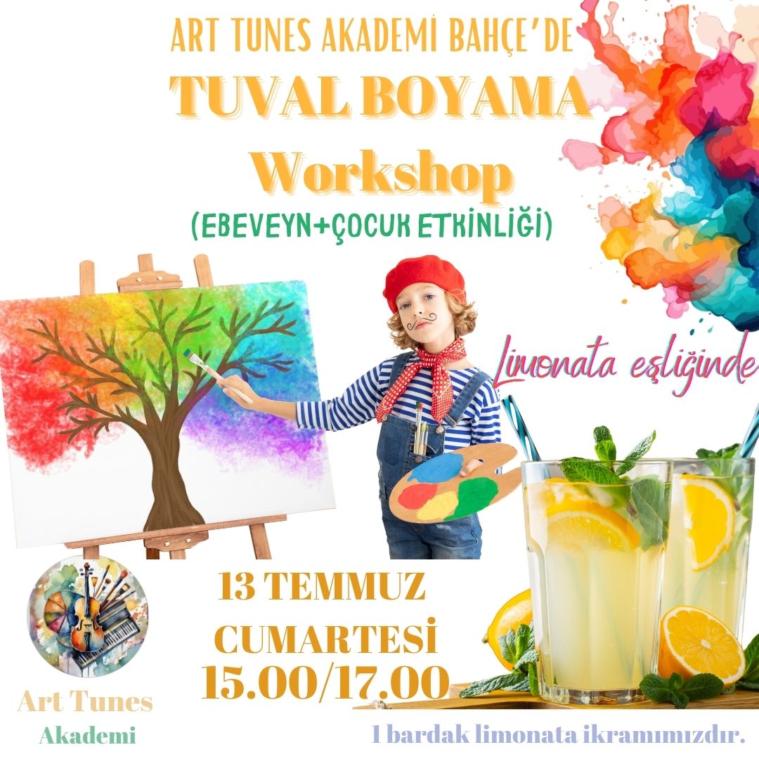 Ebeveyn+Çocuk Tuval Boyama Workshop – Biletler ve Detaylar