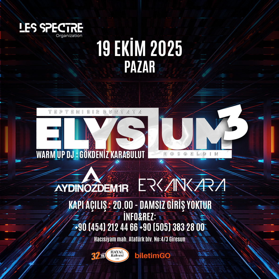 ELYSİUM-3 – Biletler ve Detaylar