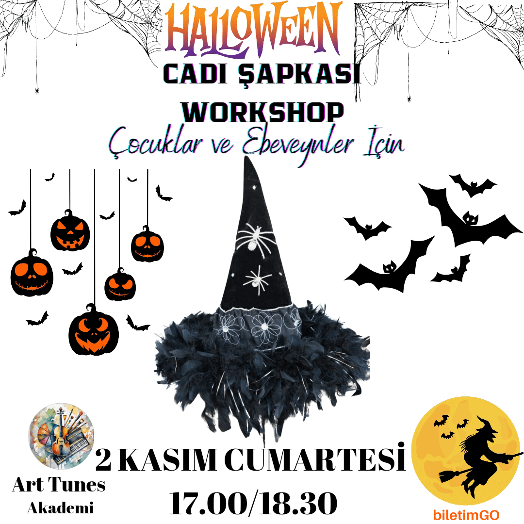 Halloween Cadı Şapkası Workshop – Biletler ve Detaylar