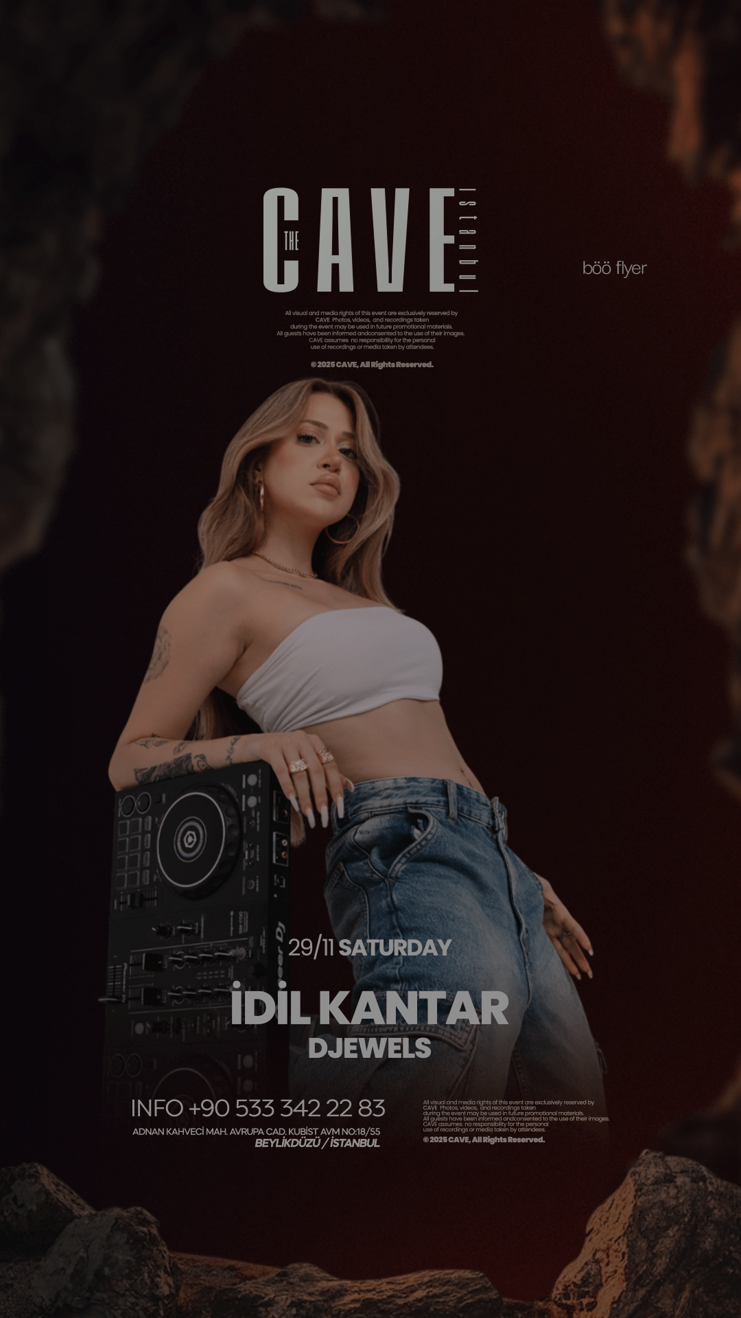 İdil Kantar CAVE İstanbul – Biletler ve Detaylar