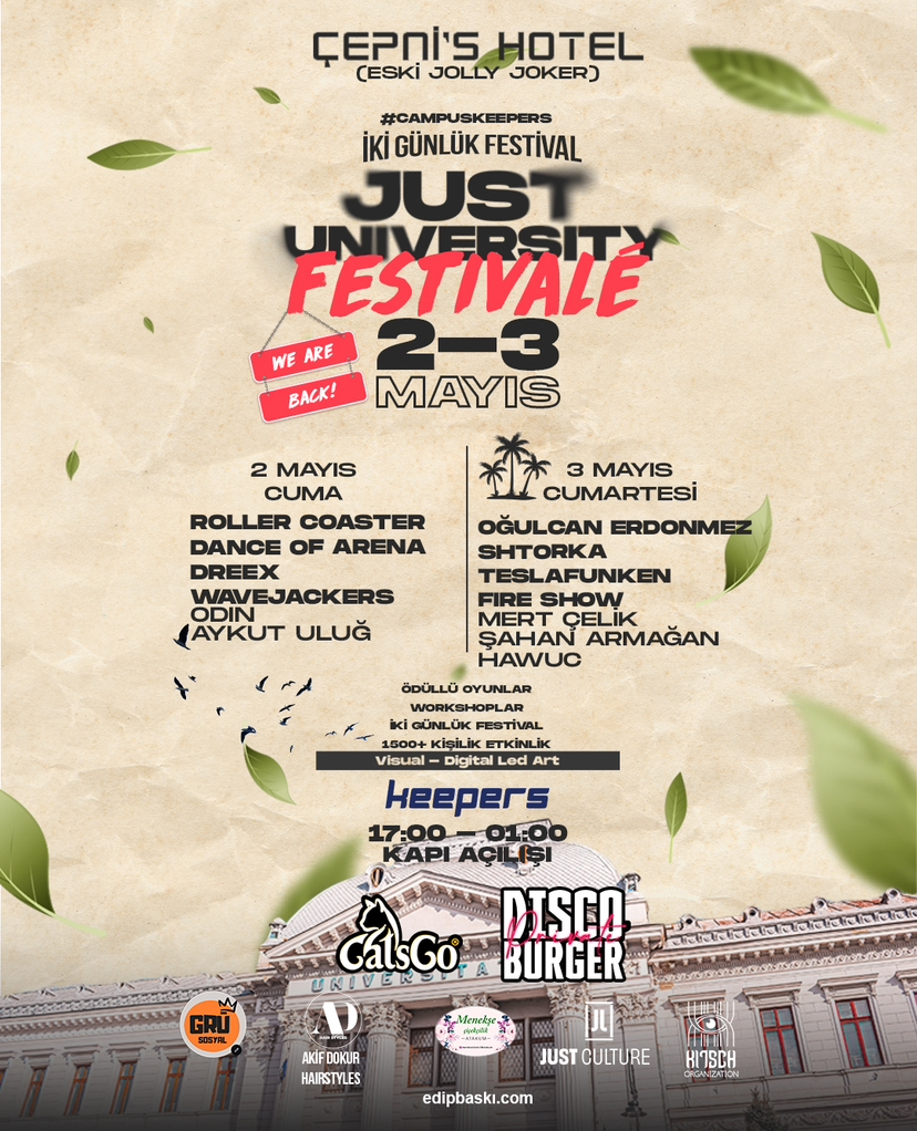 Just University Festivale – Biletler ve Detaylar