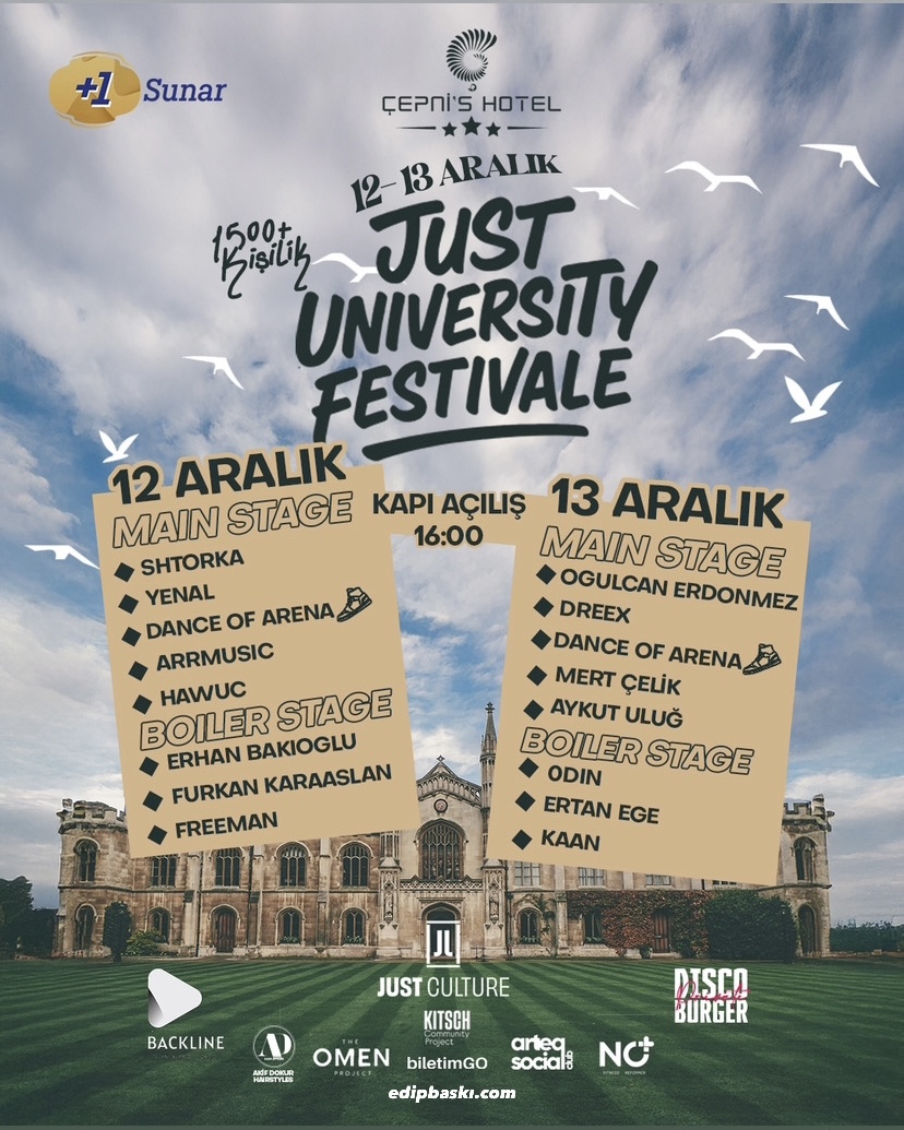 Just University Festivale – Biletler ve Detaylar