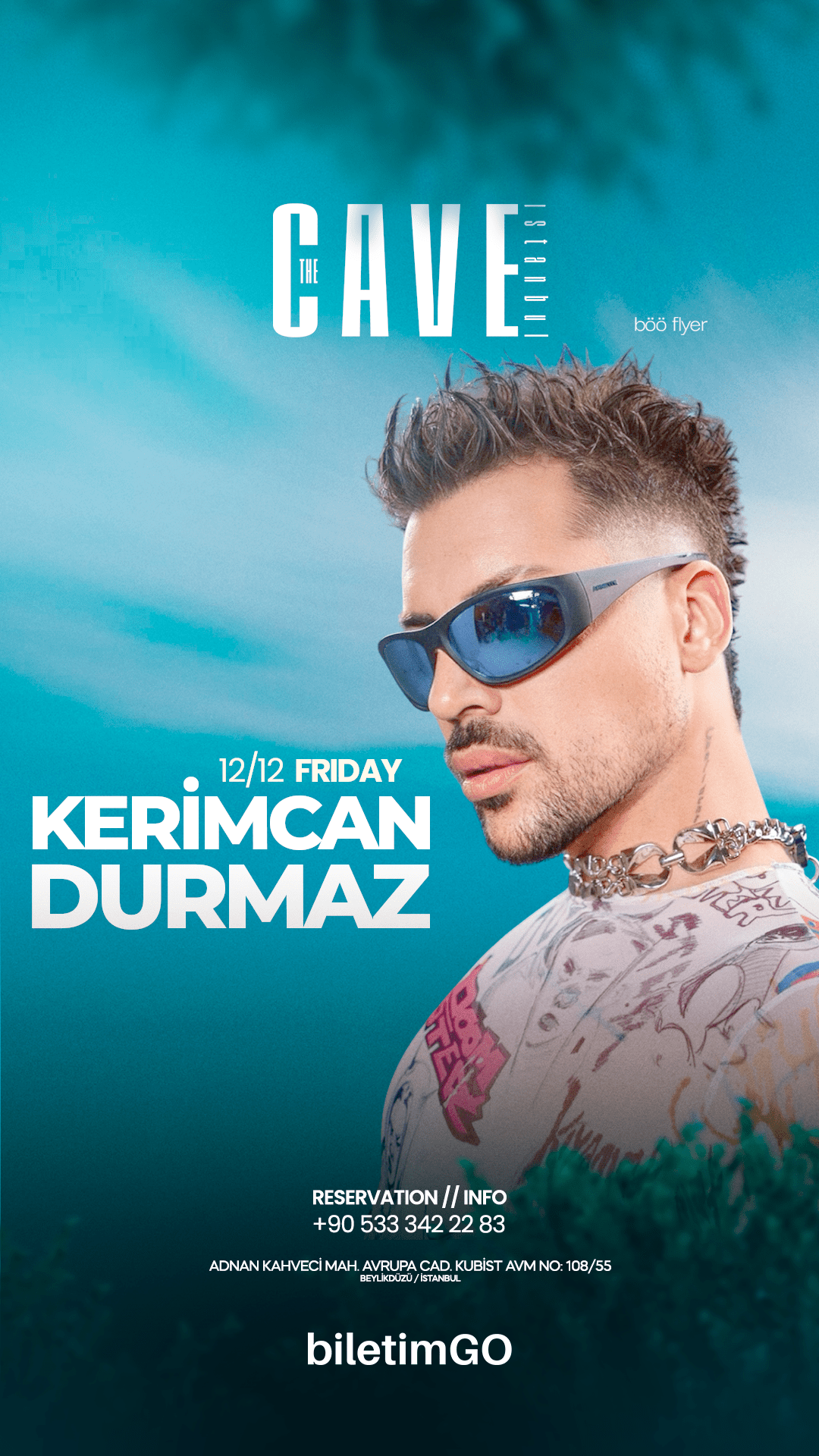 Kerimcan Durmaz CAVE İstanbul – Biletler ve Detaylar