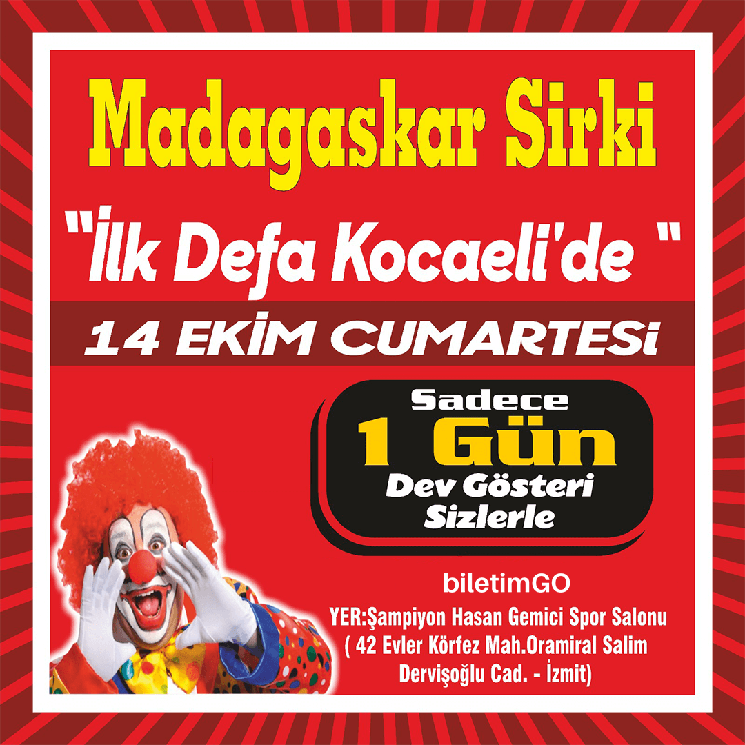 Madagaskar Sirki (Afrika) - Büyülü Dünya Turu - Kocaeli – Biletler ve ...