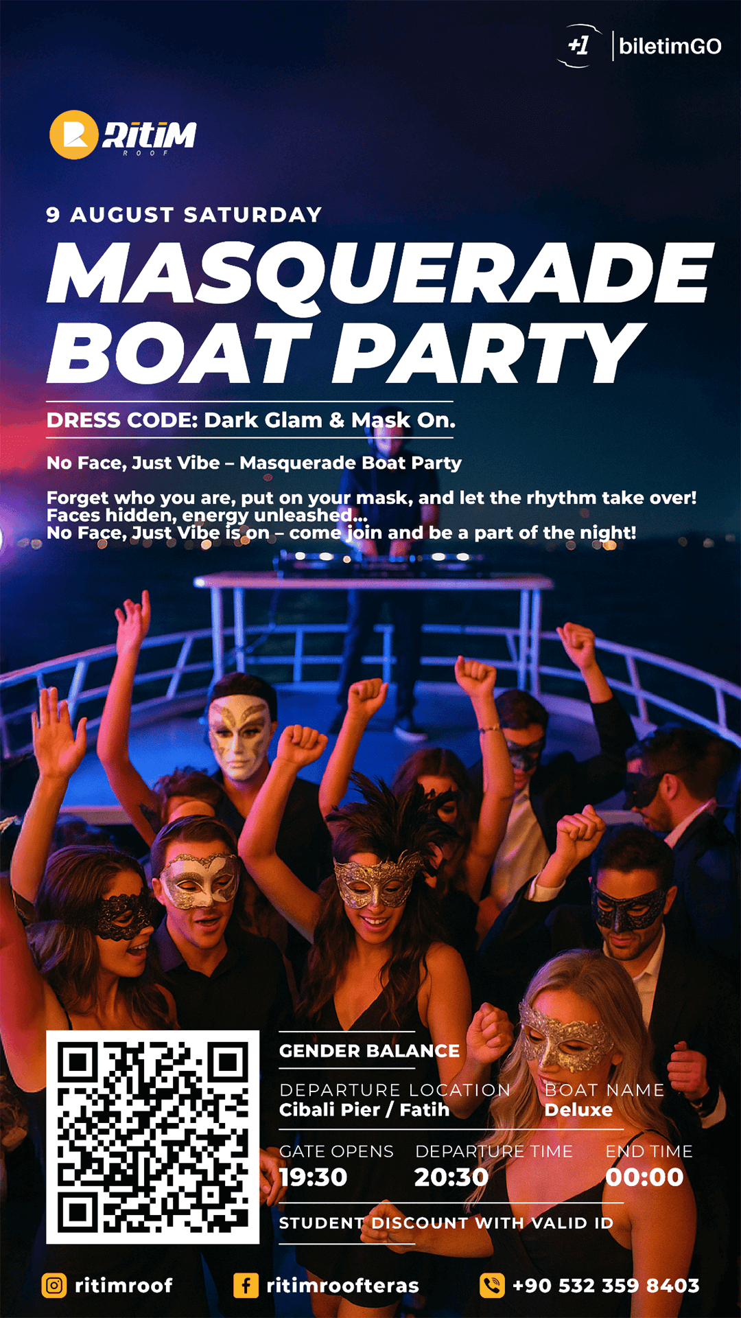 Masquerade Boat Party – Biletler ve Detaylar