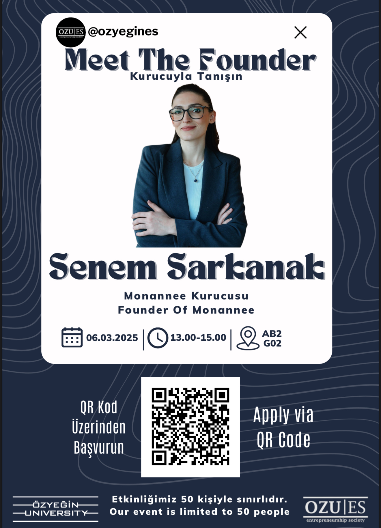 Meet The Founder- Senem Sarkanak – Biletler ve Detaylar