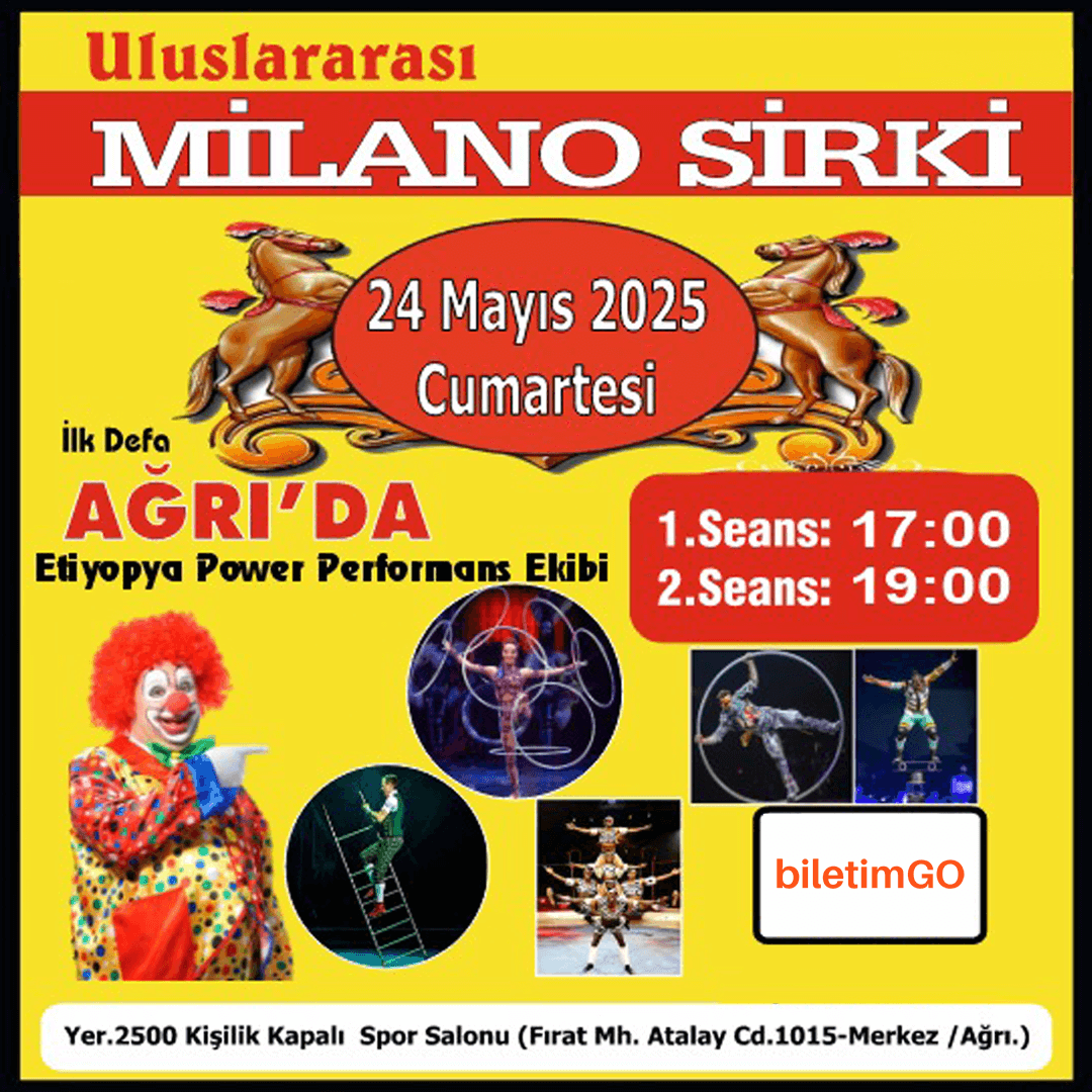 Milano Sirki - Ağrı – Biletler ve Detaylar