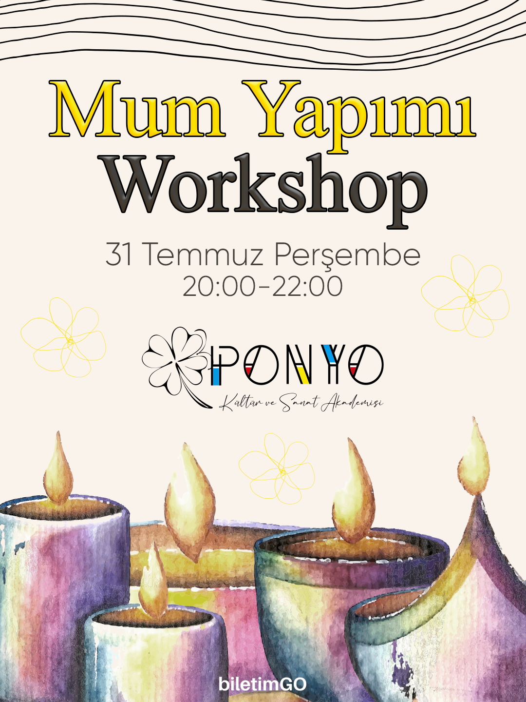 Mum Yapımı Workshop – Biletler ve Detaylar