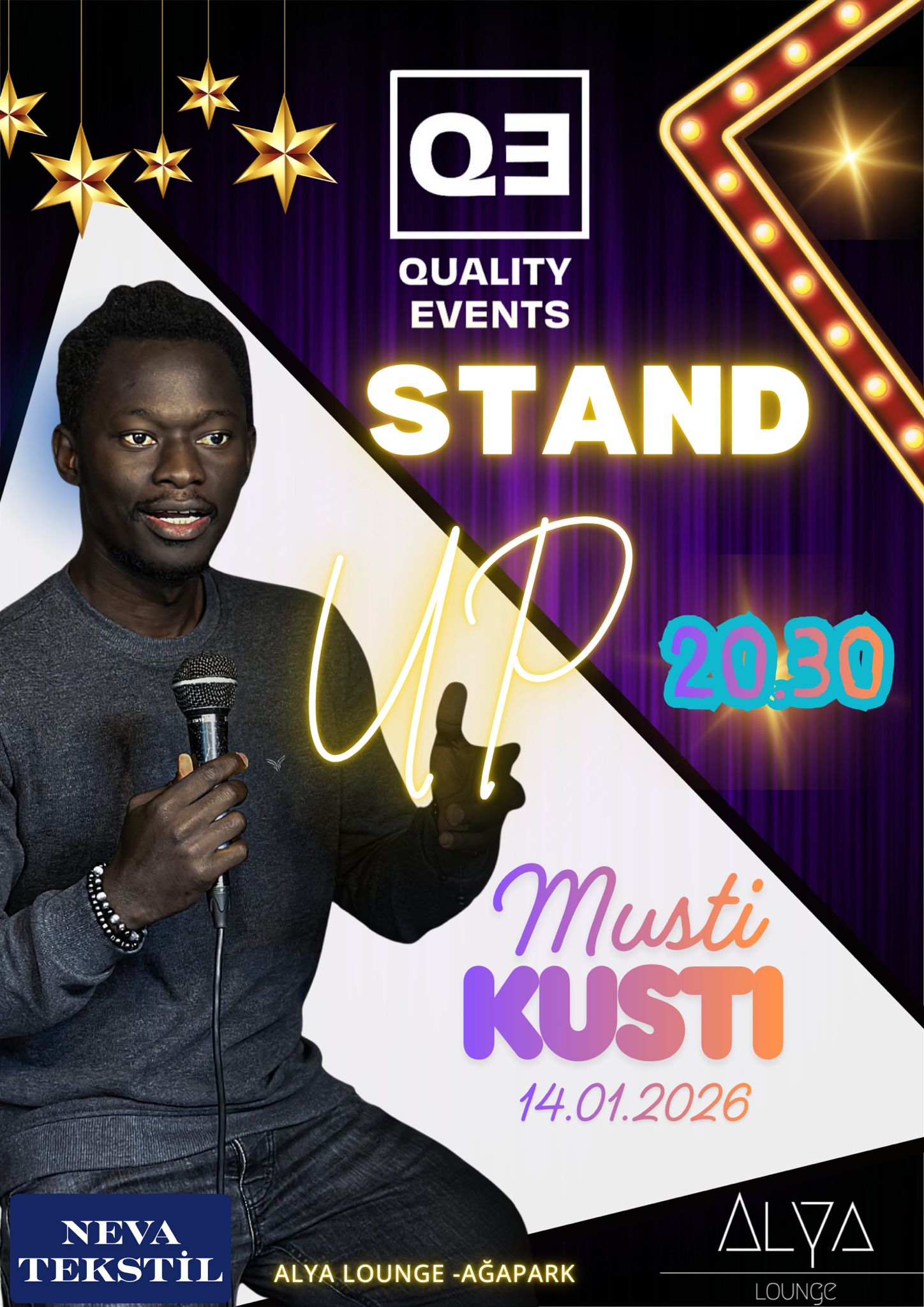 Musti Kusti Stand-Up - İzmir – Biletler ve Detaylar