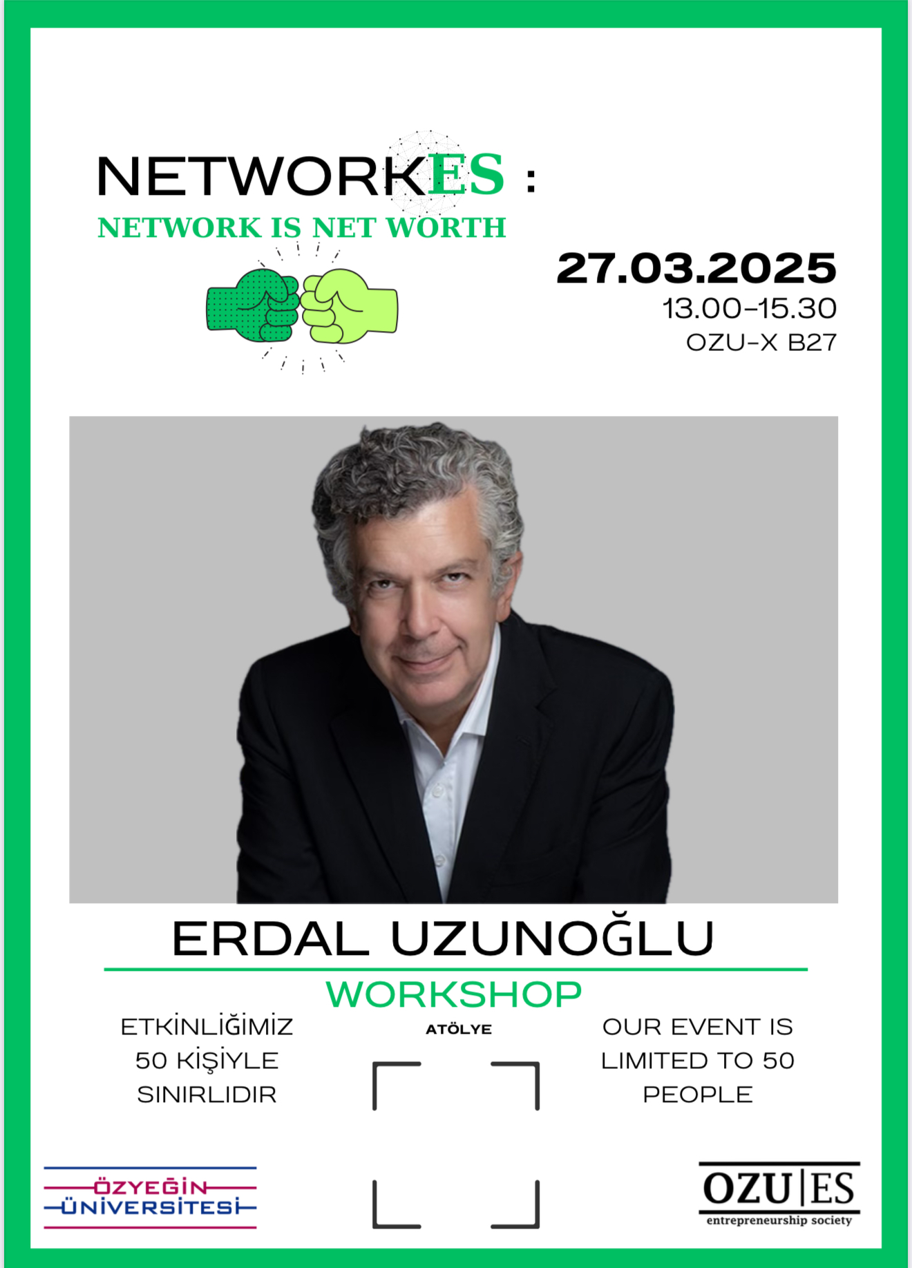 NetworkES: Erdal Uzunoğlu – Biletler ve Detaylar