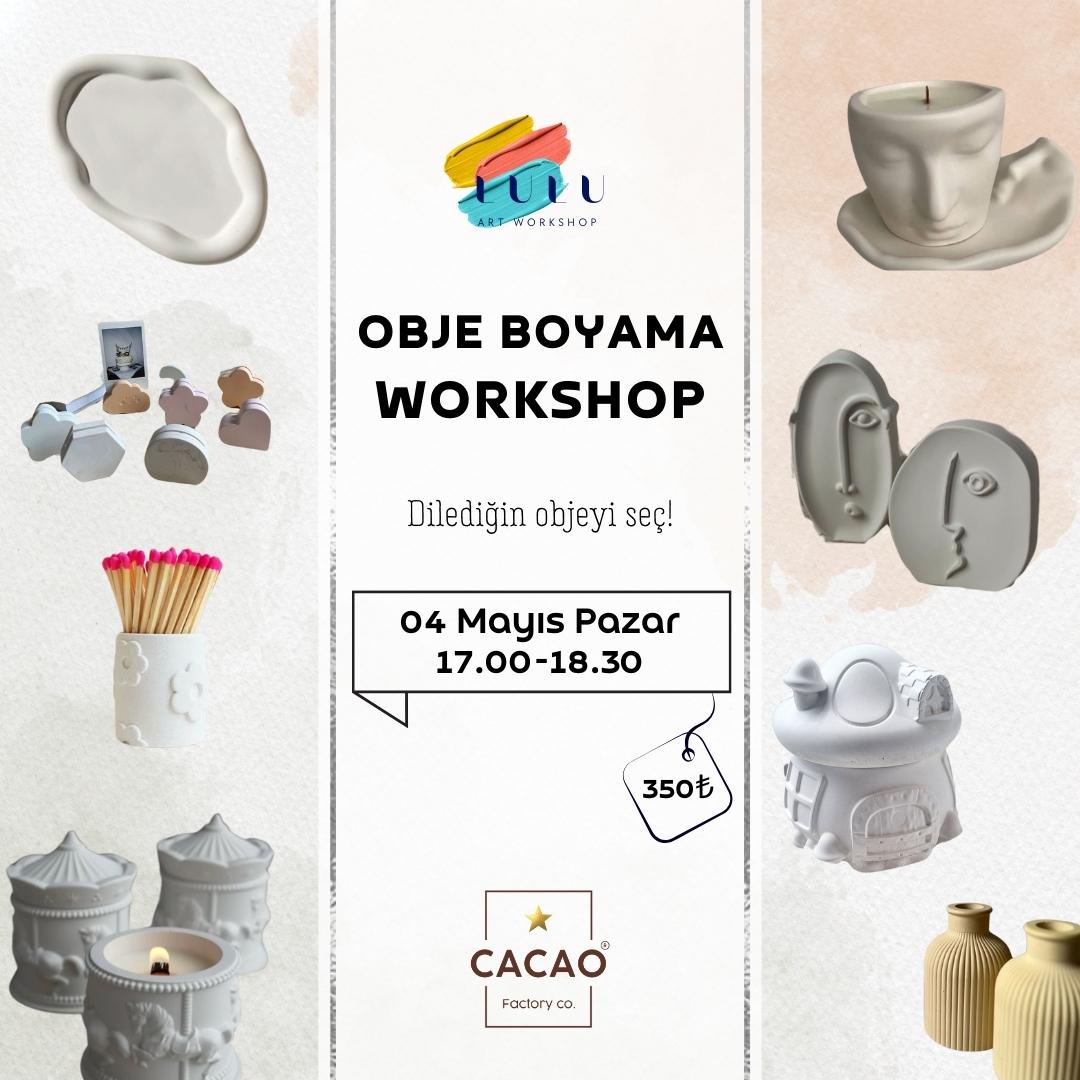 Obje Boyama Workshop – Biletler ve Detaylar