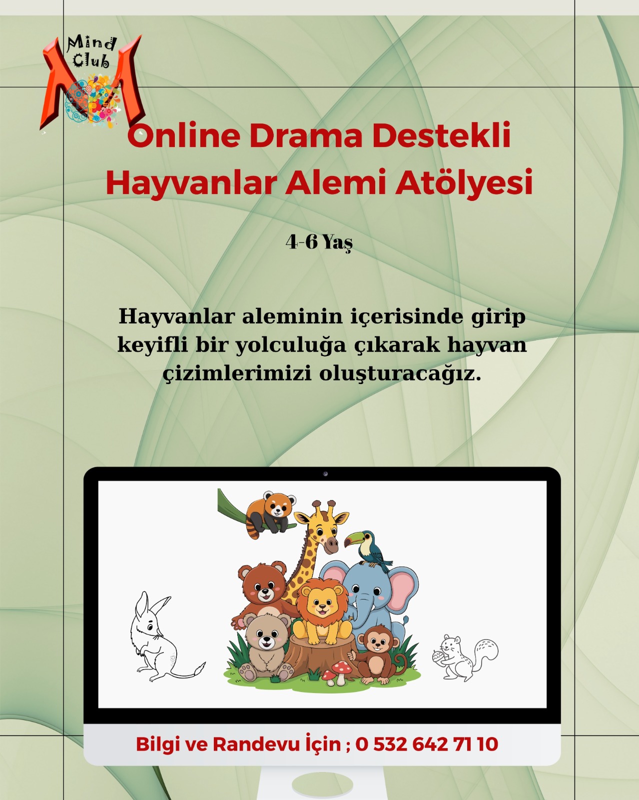 Online Drama Destekli Hayvanlar Alemi Atölyesi – Biletler ve Detaylar