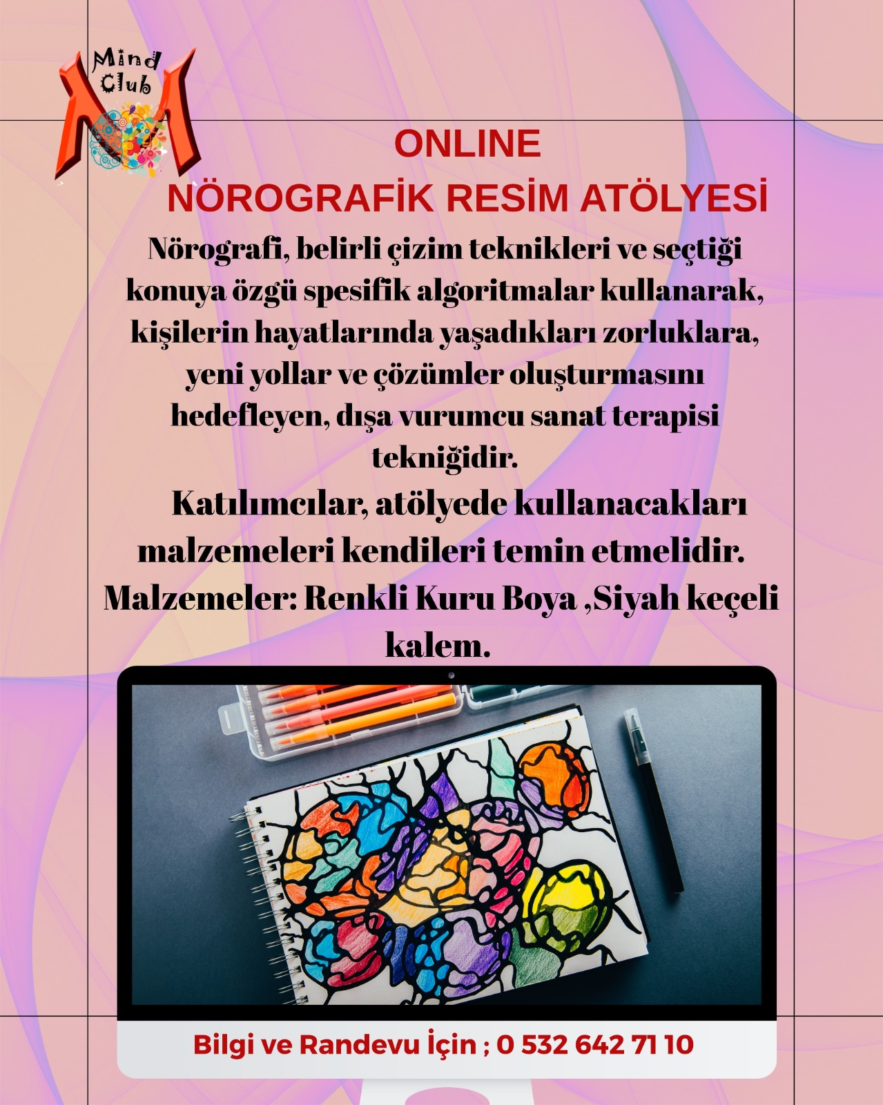 Online Nörografik Resim Atölyesi (8-12 Yaş) – Biletler ve Detaylar
