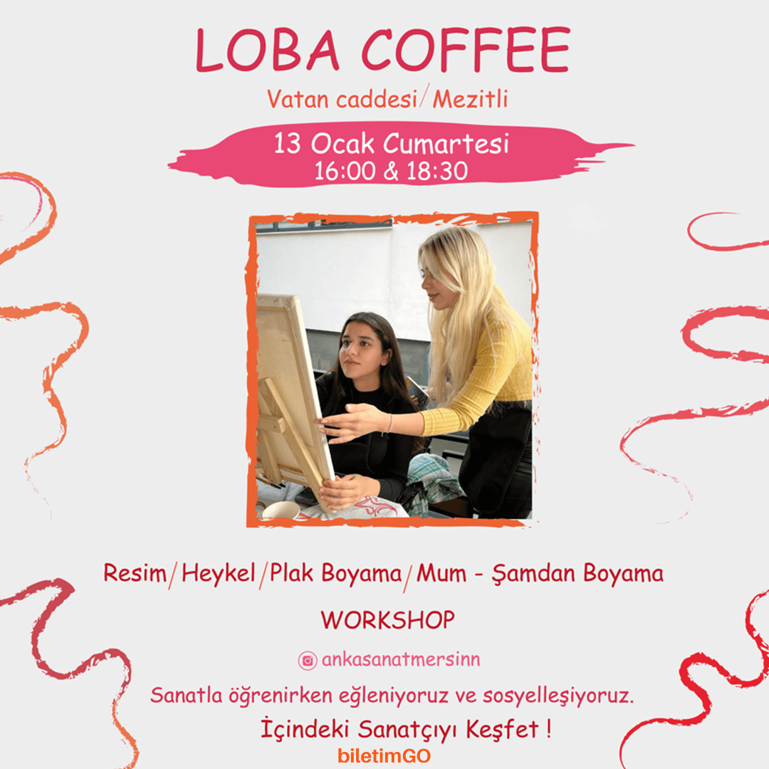 Resim, Heykel, Plak Boyama, Mum-Şamdan Boyama Workshop – Biletler ve ...