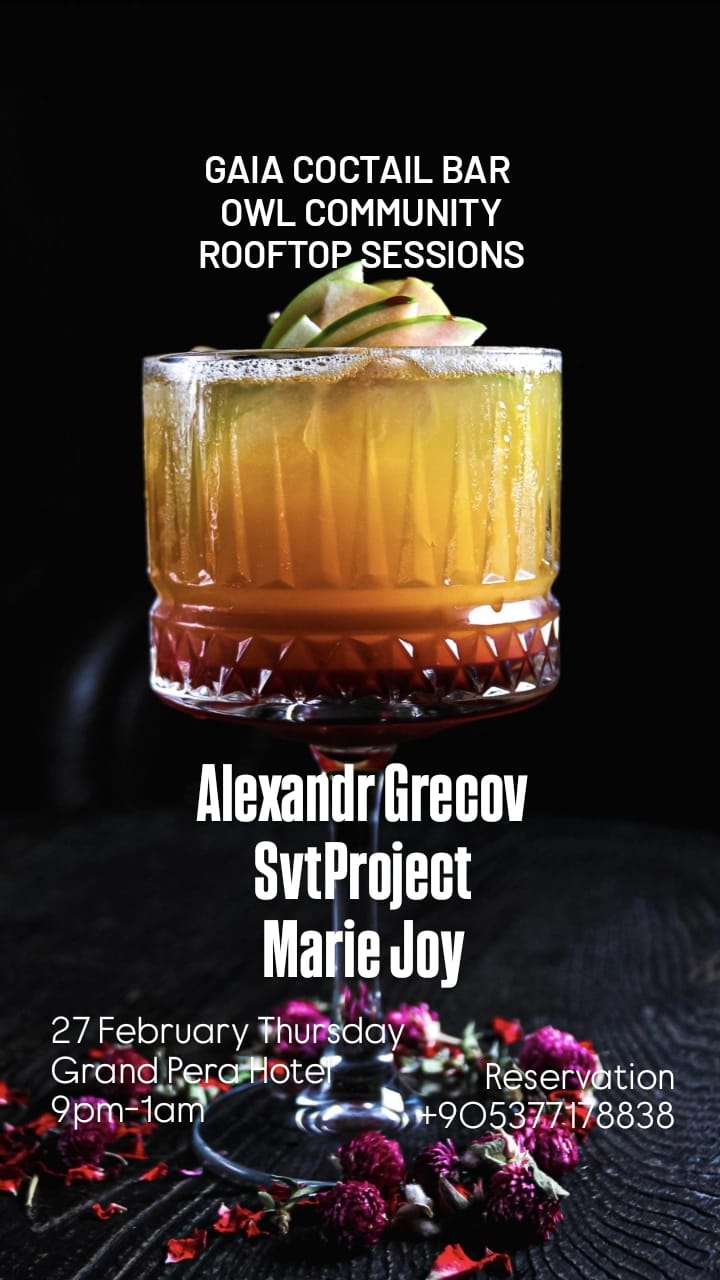 Rooftop Sesions / Gaia Coctail Bar Thursday – Biletler ve Detaylar