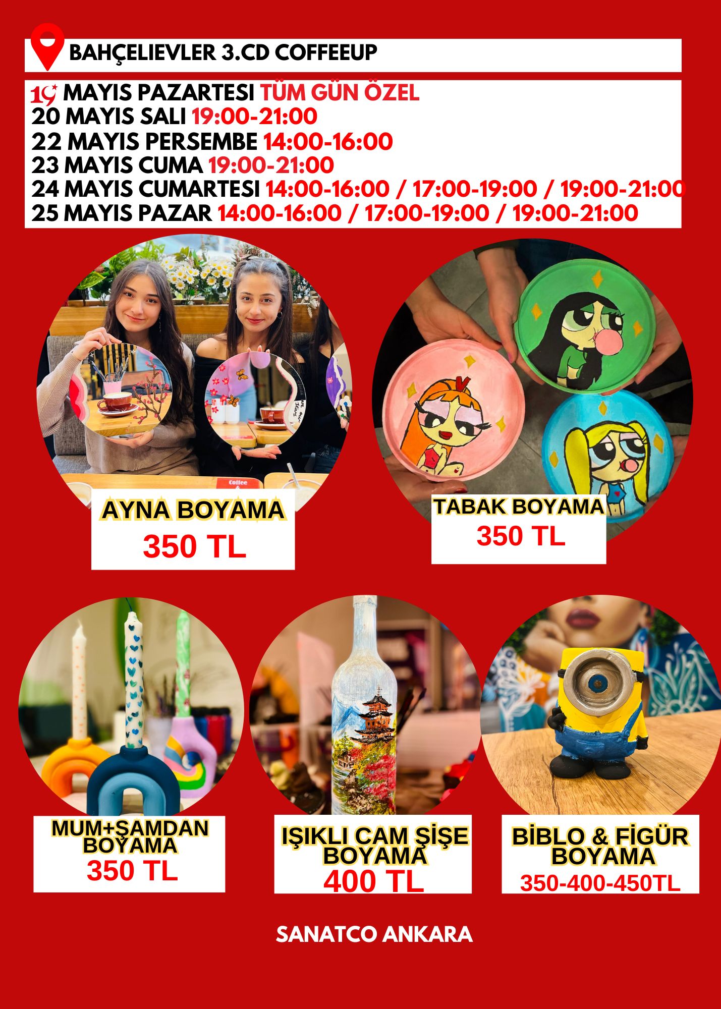 Sanatco Workshop Etkinlikleri - Cuma – Biletler ve Detaylar