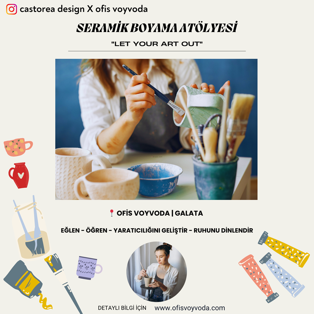 Seramik Boyama Atölyesi - Pottery Painting Workshop – Biletler ve Detaylar