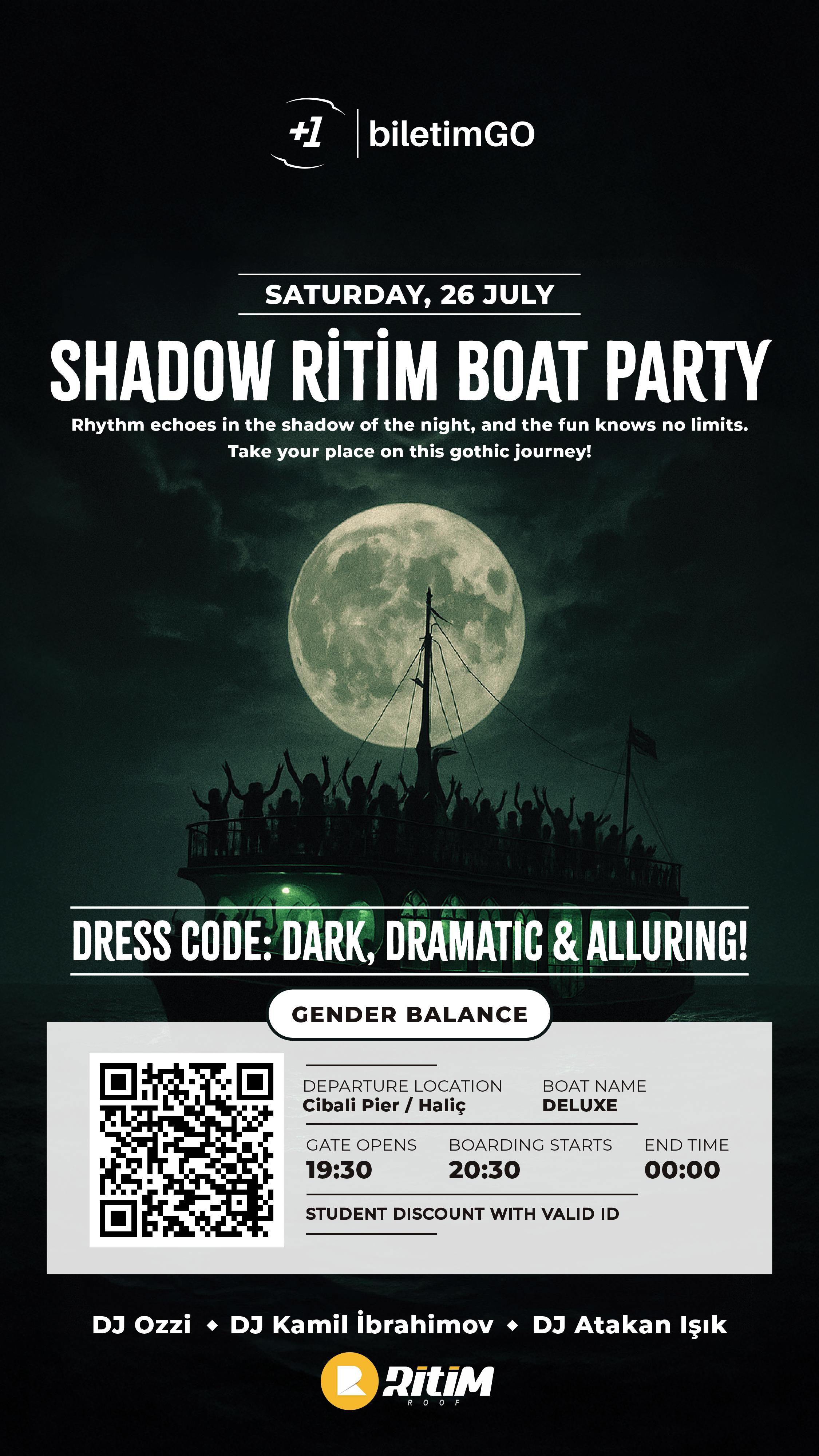 Shadow Ritim Boat Party – Biletler ve Detaylar