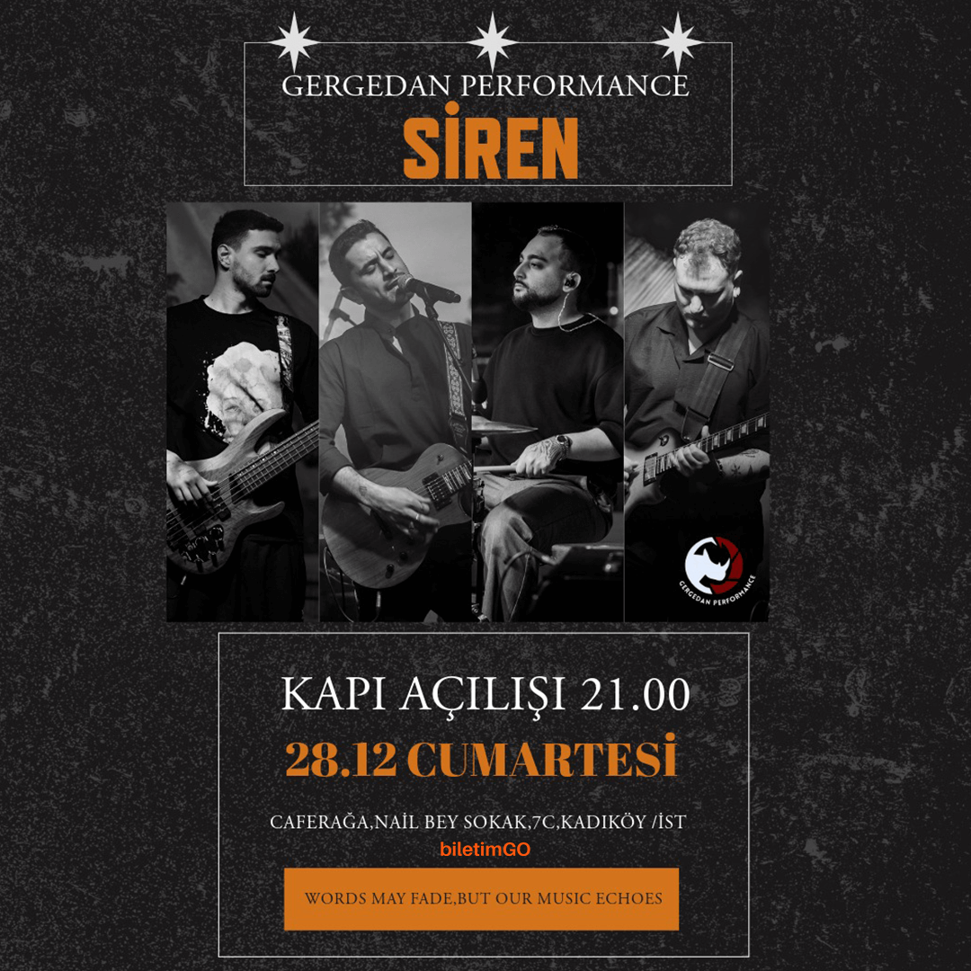 Siren - Rock Konseri – Biletler ve Detaylar