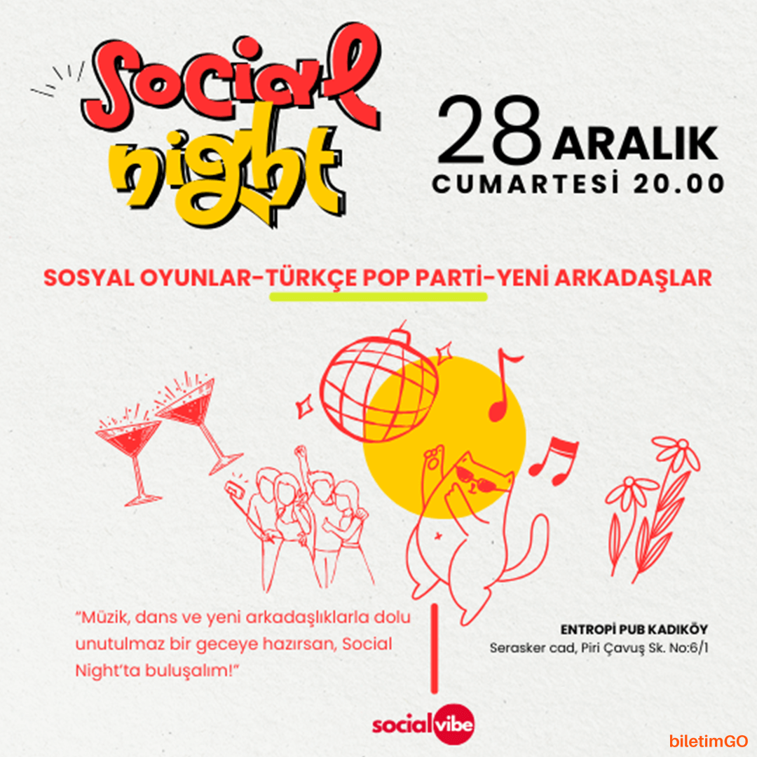 Social Night – Biletler ve Detaylar