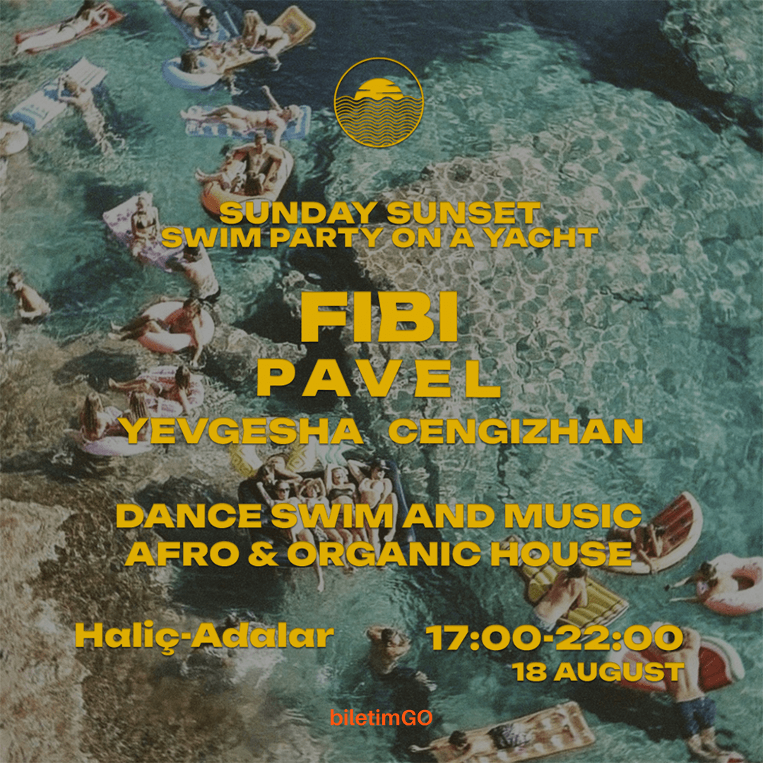 Sunday Sunset Swim Party on a yacht – Biletler ve Detaylar