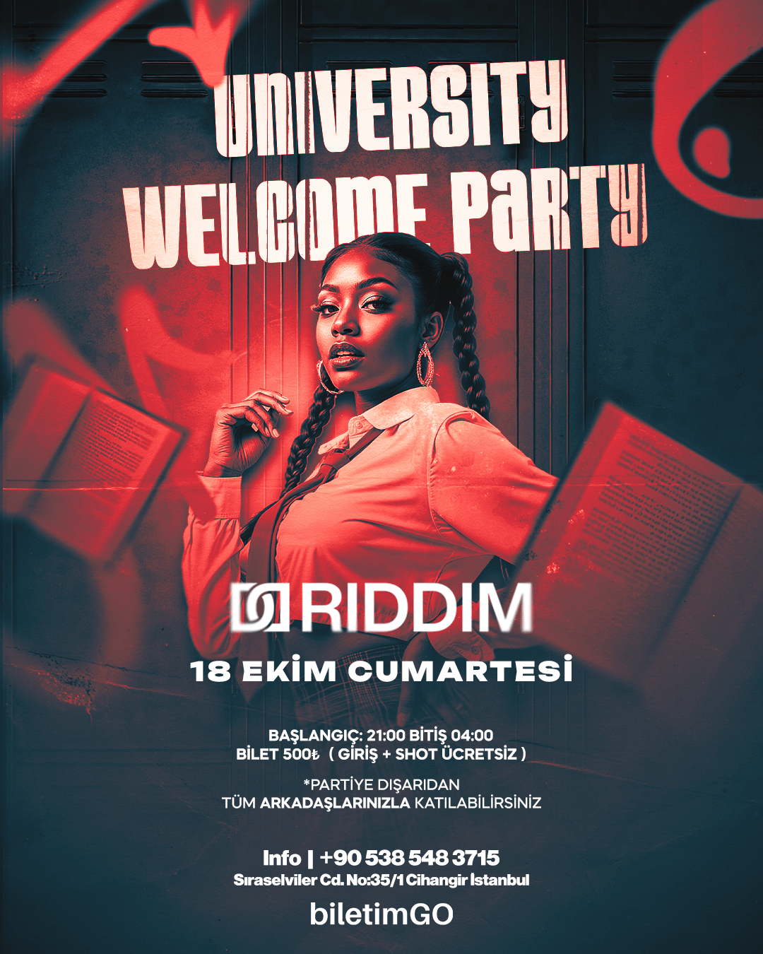 UNIVERSITY WELCOME PARTY l 18 EKİM CUMARTESİ 2025 – Biletler ve Detaylar