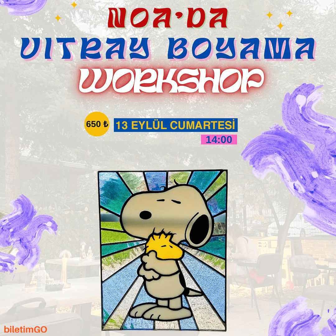 VİTRAY CAM BOYAMA WORKSHOP – Biletler ve Detaylar