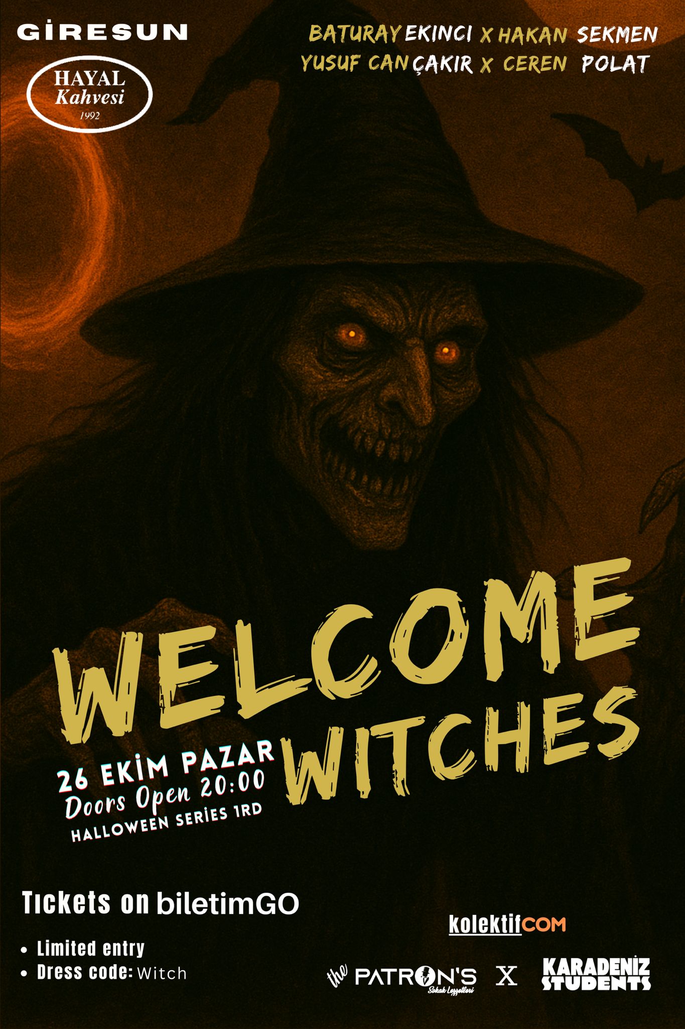 Welcome Witches – Biletler ve Detaylar