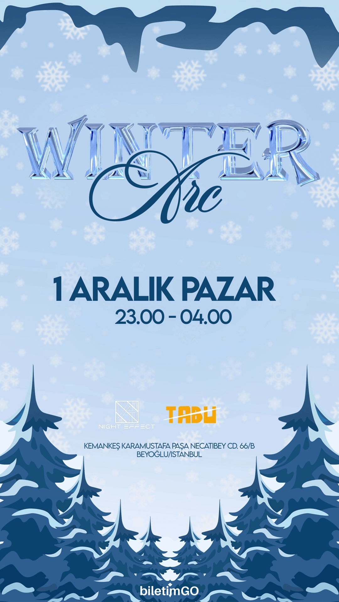 Winter Arc – Biletler ve Detaylar