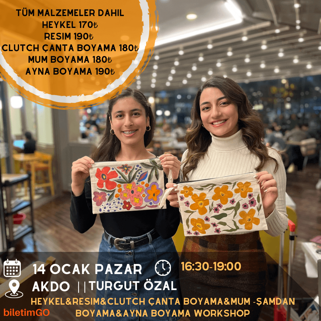 WORKSHOP TAKVİMİ - PAZAR – Biletler ve Detaylar